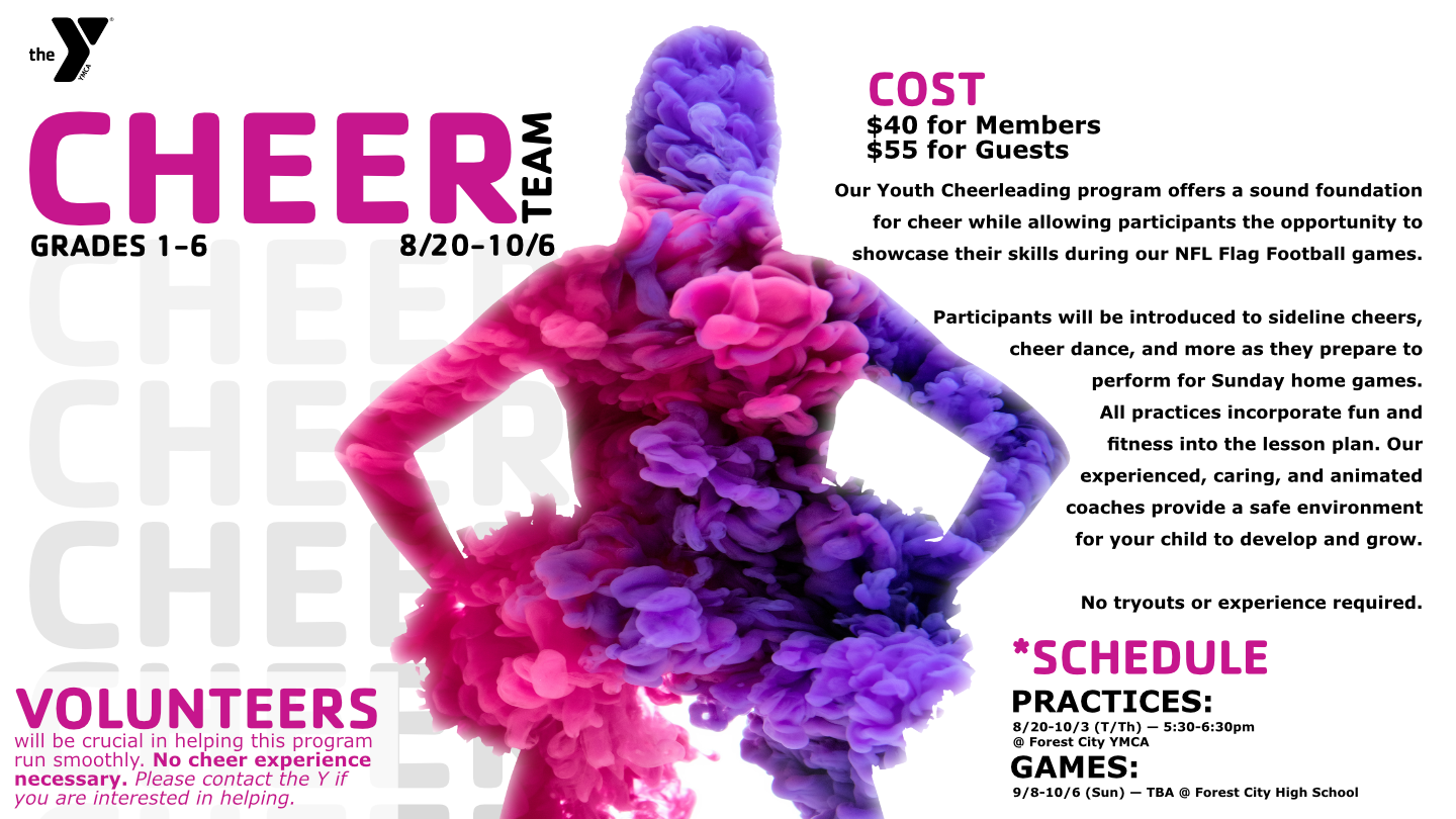 Cheer Team – Forest City Family YMCA